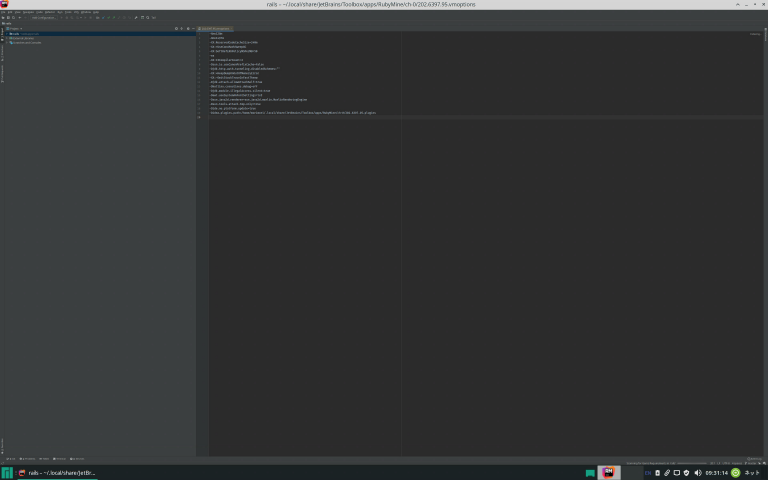 Linux環境のRubyMine（IntelliJ IDEA）で表示サイズを拡大させる方法｜TechRacho by BPS株式会社