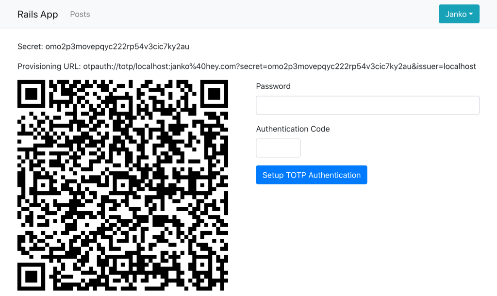 Rails: Rodauthで多要素認証を実装する（翻訳）｜TechRacho by BPS株式会社