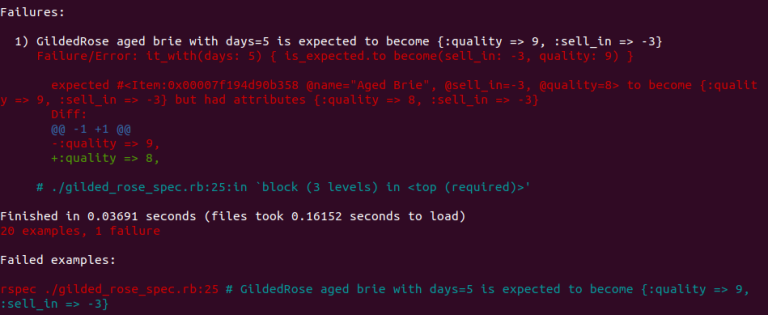 Ruby: "Gilded Rose"のリファクタリングKataをやってみた（翻訳）｜TechRacho by BPS株式会社