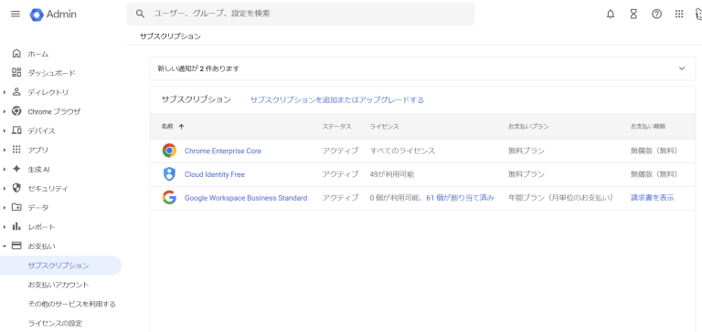 Google Workspaceでライセンスを割り当てないユーザを作成する｜TechRacho by BPS株式会社